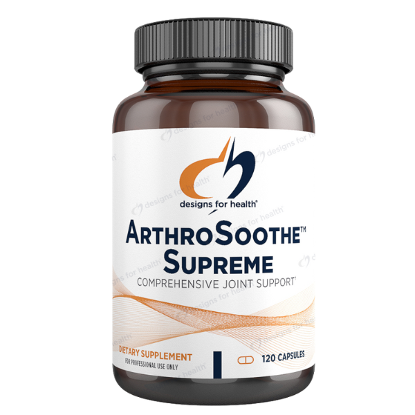Diseños para la salud ArthroSoothe™ Supreme 120 cápsulas (Stock: ARSSUP)