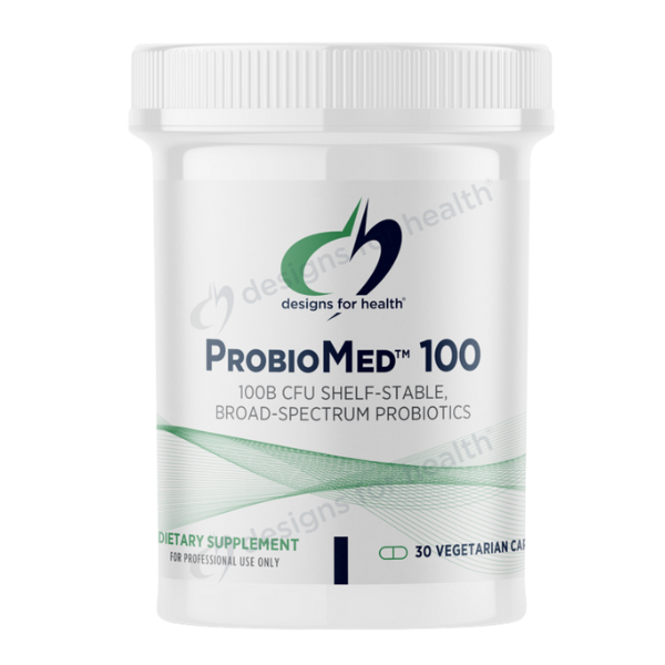 Designs For Health ProbioMed™ 100 30 Capsules (Stock: PBM100)