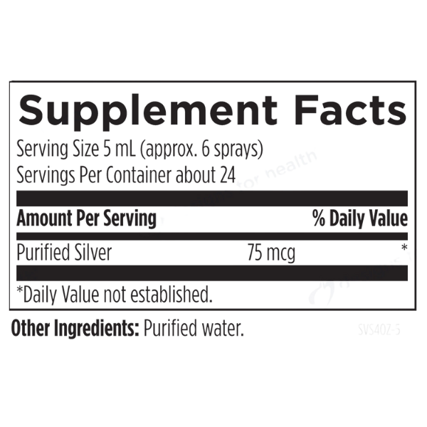 Designs For Health Silvercillin™ Spray 4 fl oz (Stock: SVS4OZ)